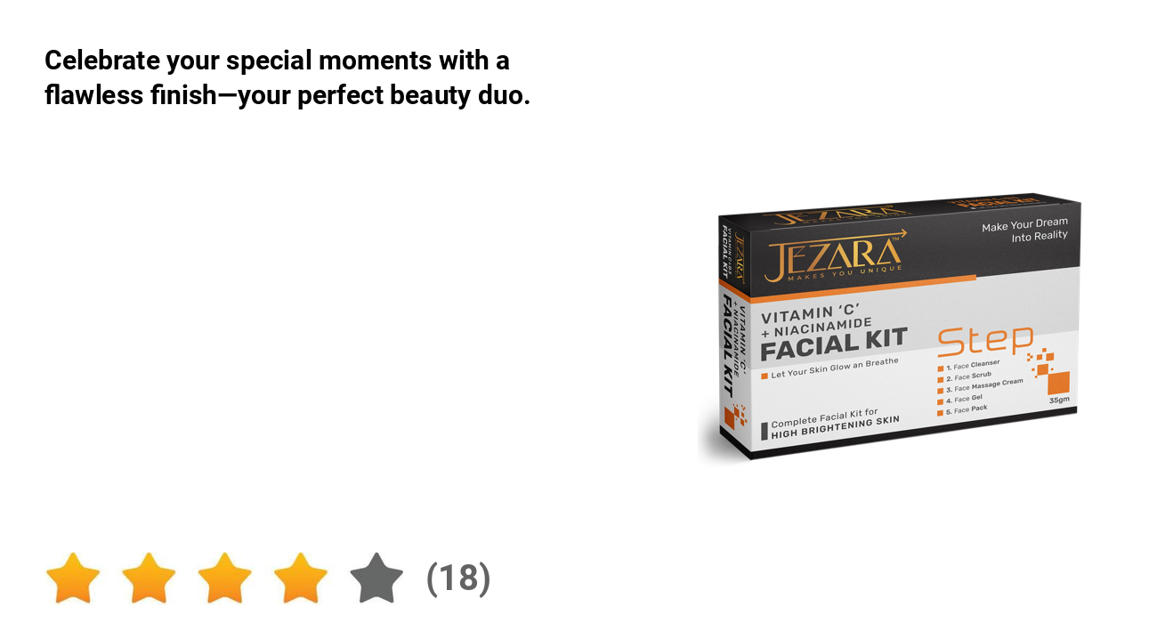 Buy facial kit for dry and glowing skin at best price